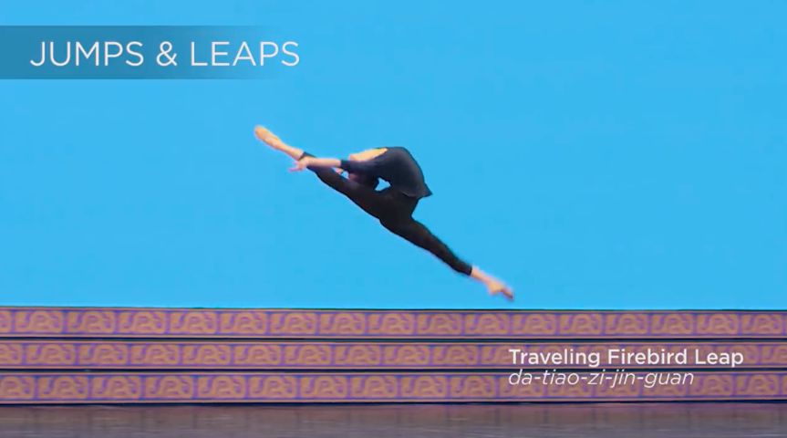 Leaps, Twirls, and Flips in Classical Chinese Dance