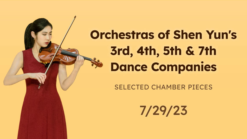 Orchestras of Shen Yun's 3rd, 4th, 5th & 7th Dance Companies Selected ...